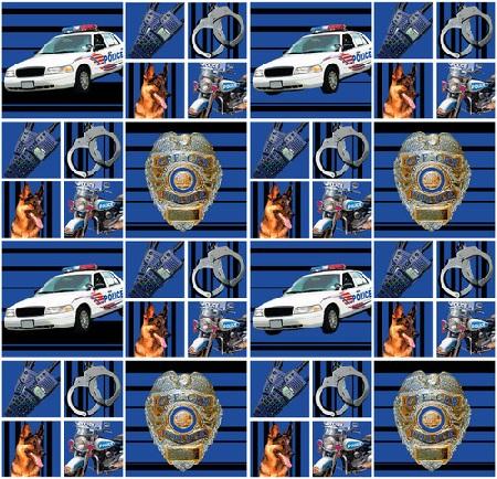 POLICE DEPARTMENT - POLICE (4 YARDS) – The Quilt Place